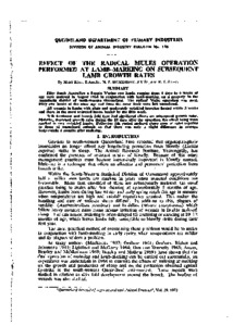 Effect of the radical mules operation performed at lamb marking on ...